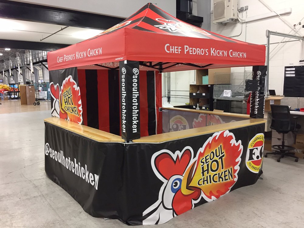 Custom Tent Counters | Pop-Up Canopy Counters | TentCraft