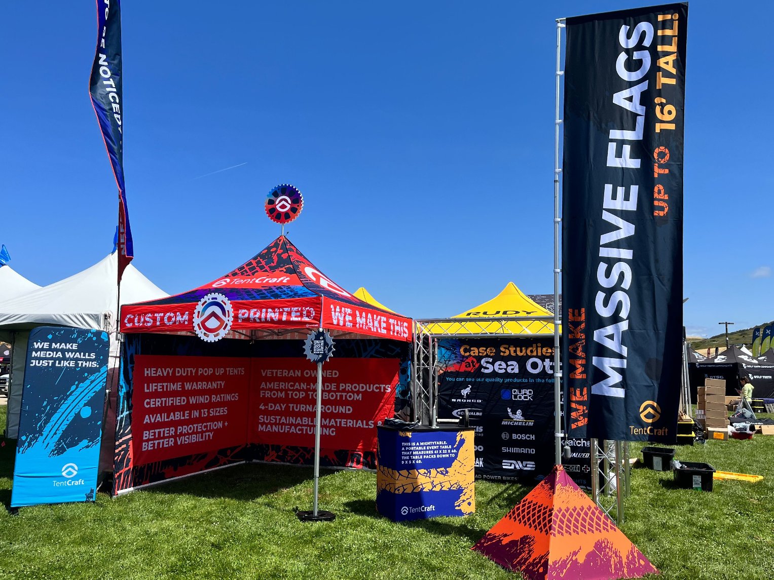 Custom Rigid Signage for Canopy Tents | Quick-Attach Signs