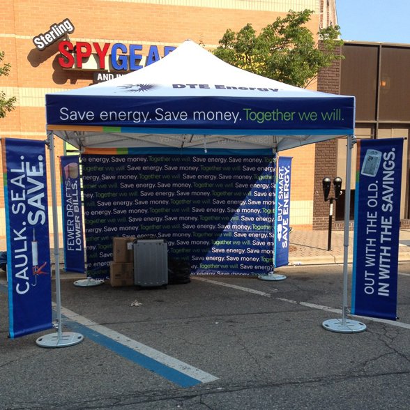 Custom Pop-Up Tent Banners | Leg Banners | TentCraft