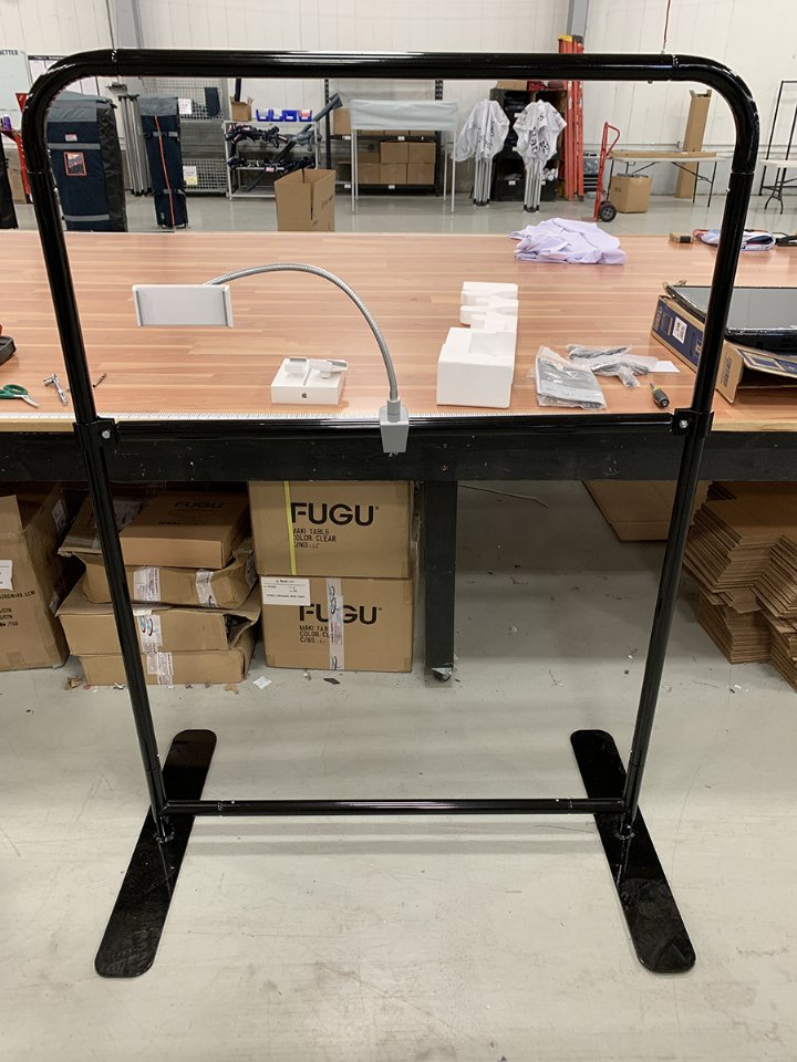 Custom Media Wall With iPad Mount for Comcast