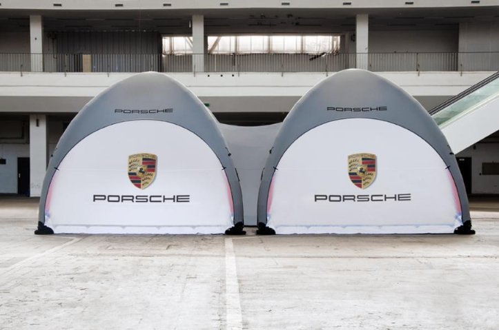 Porsche Inflatable for Ride and Drive