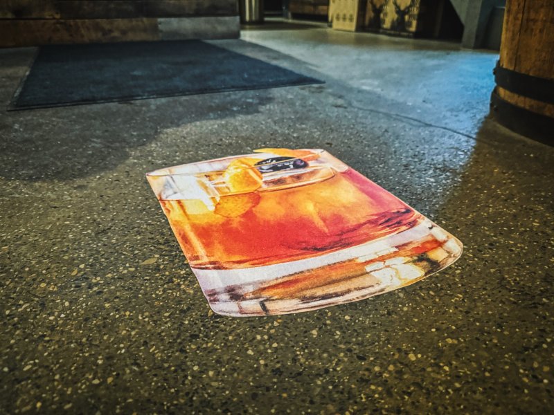 Custom Floor Decals Cut Into Any Shape For Events