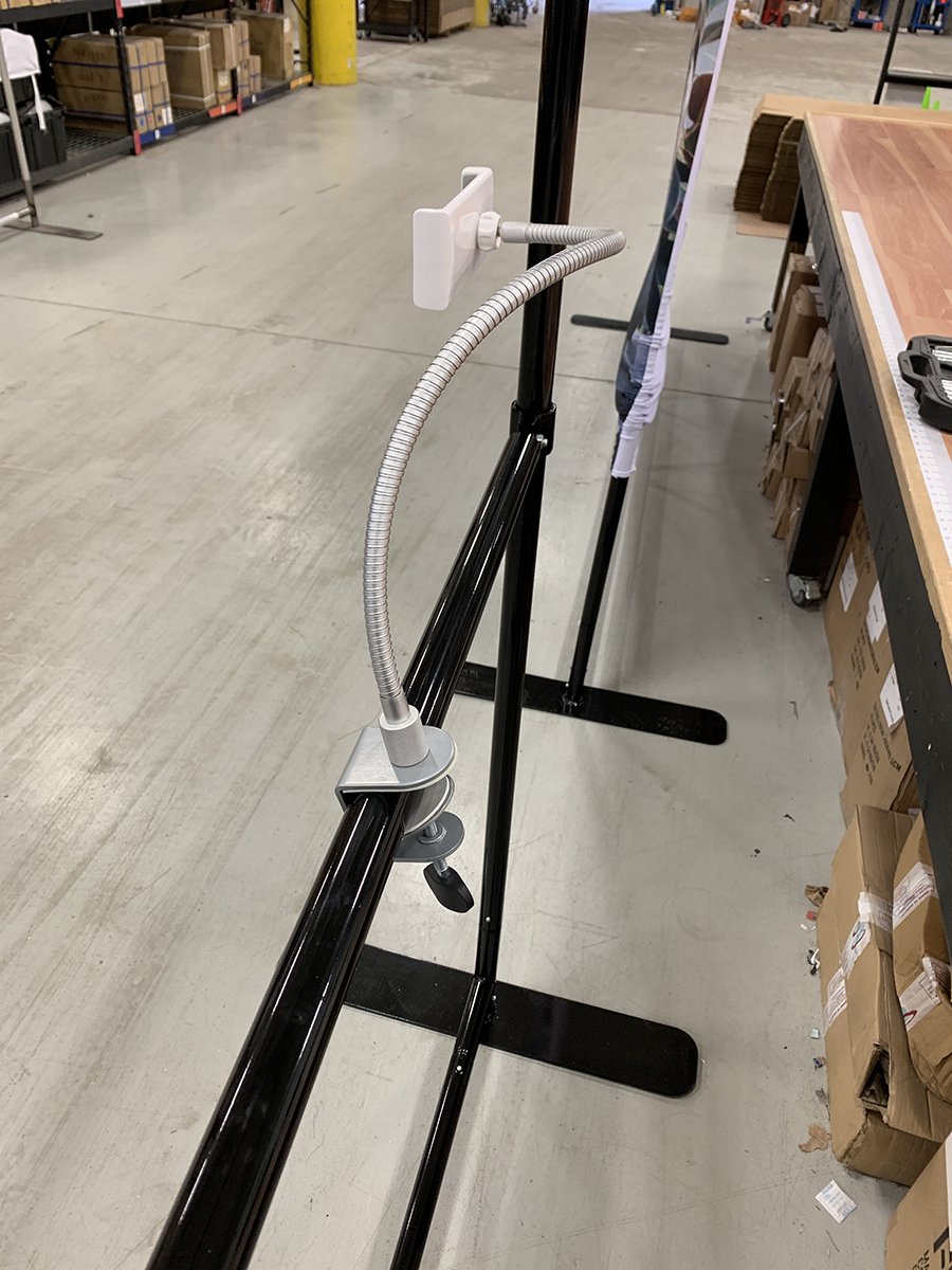 Custom Media Wall With iPad Mount for Comcast