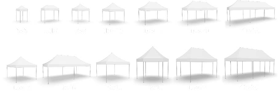 Custom Heavy-Duty Gable Canopy Tent | 3-Day Turnaround