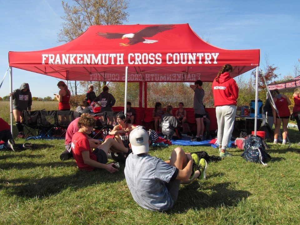 Custom Track & Field Canopy Tents | Cross Country Team Tents