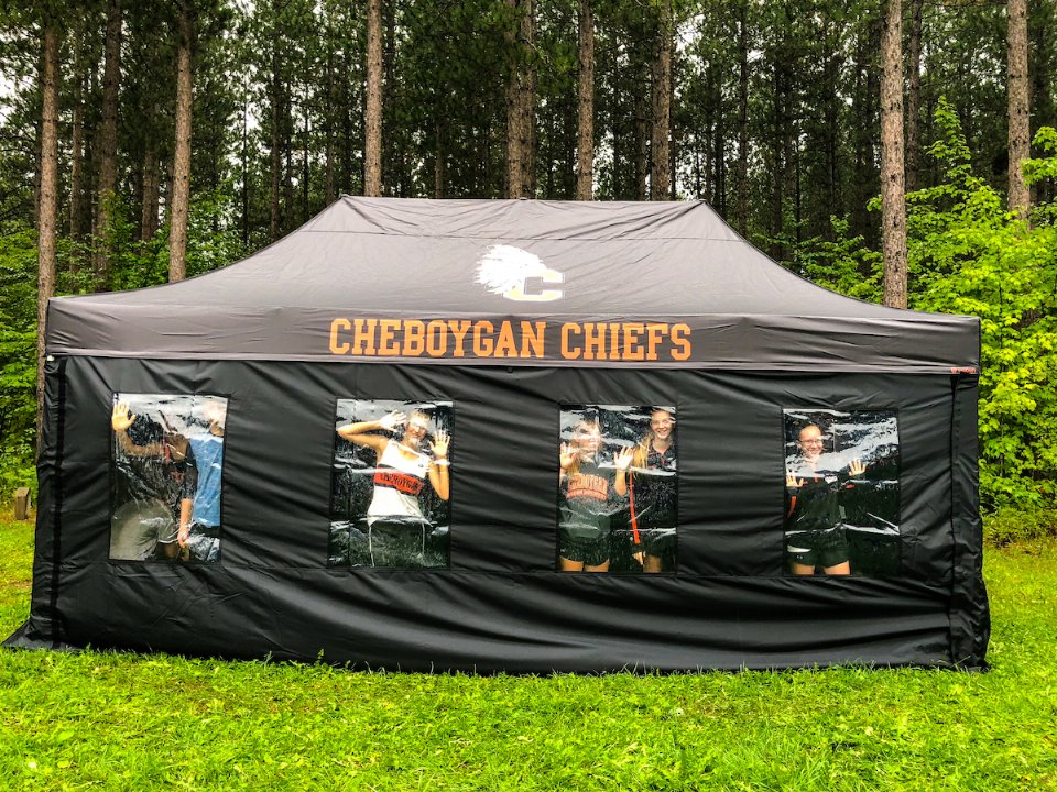 Custom Track & Field Canopy Tents | Cross Country Team Tents