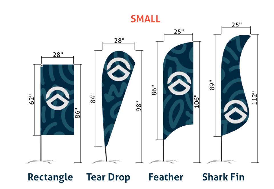 Custom Event Flags in 3 Days | Teardrop, Feather Flags