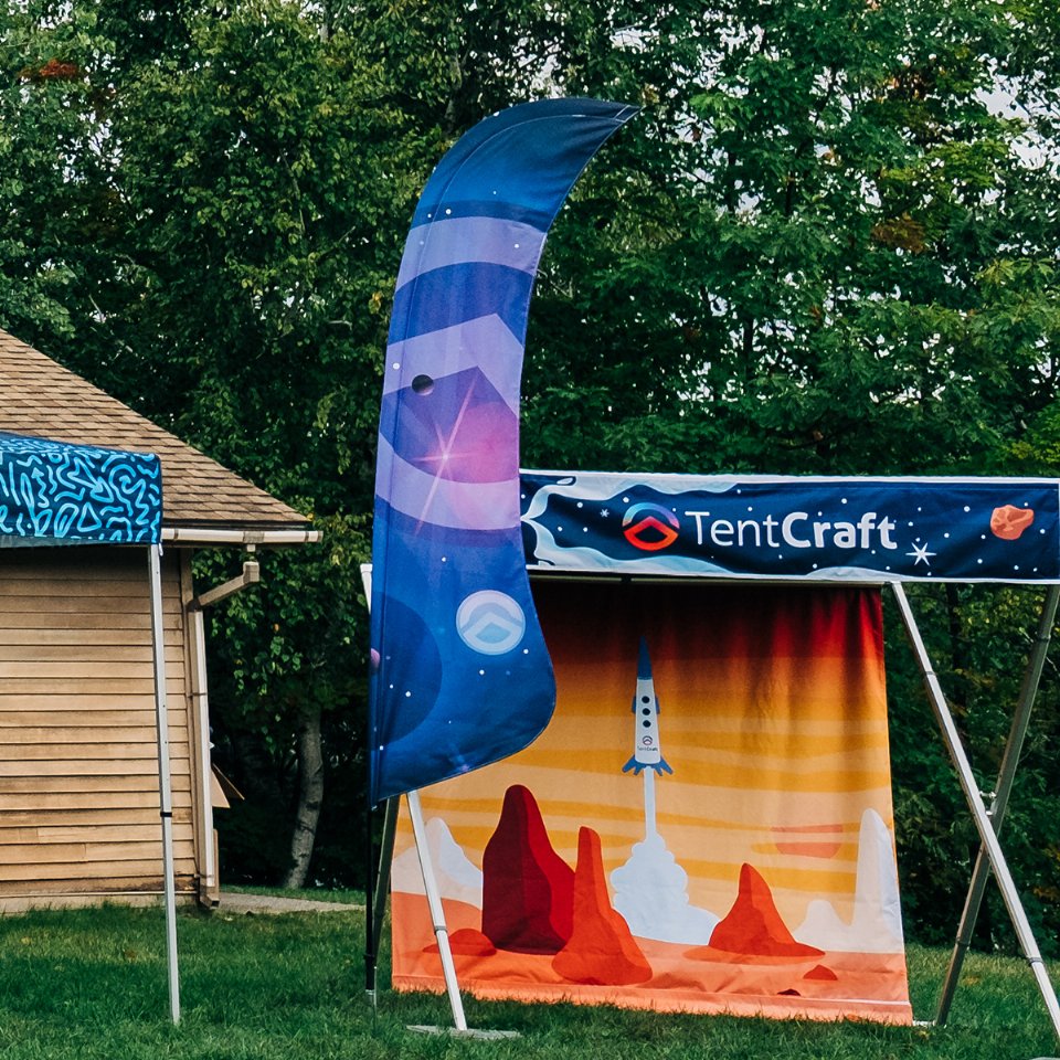 Custom Event Flags in 3 Days | Teardrop, Feather Flags